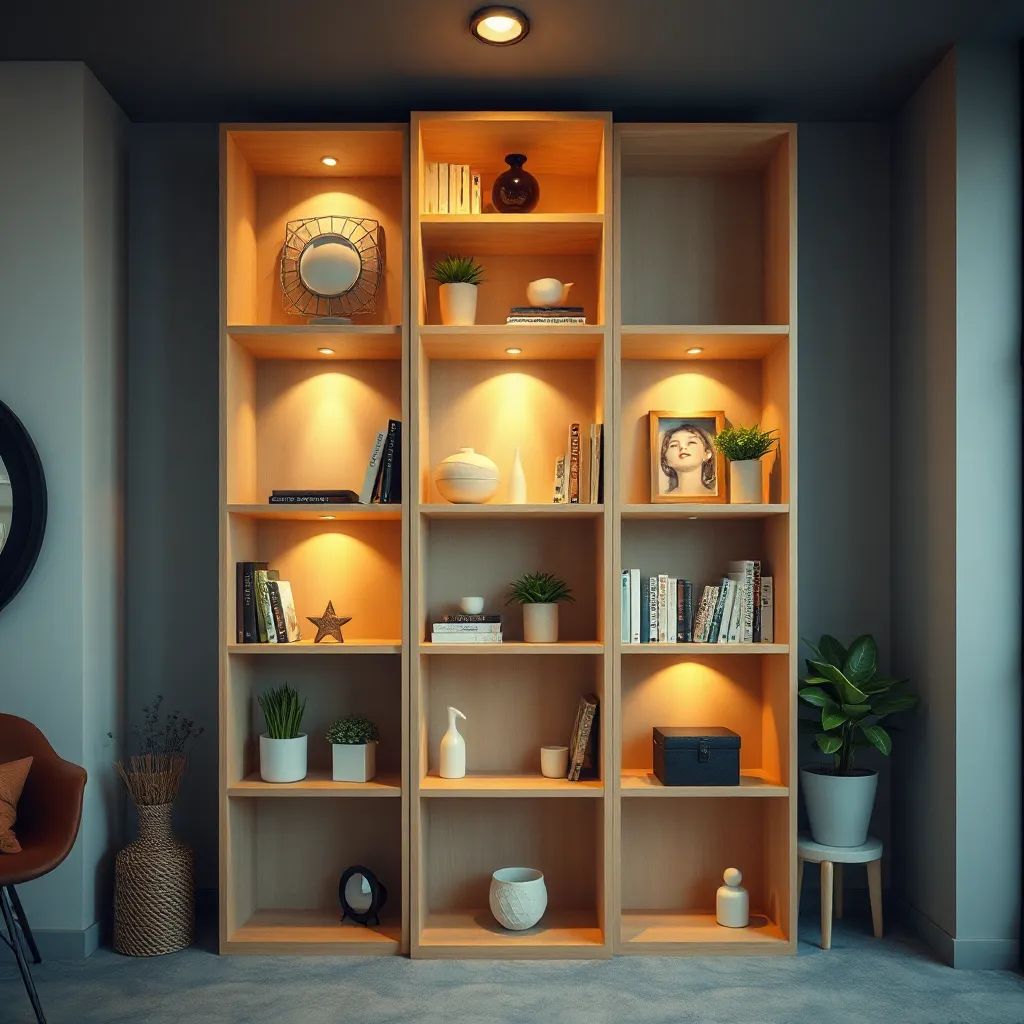 Discovering the Charm of Open Cube Shelves