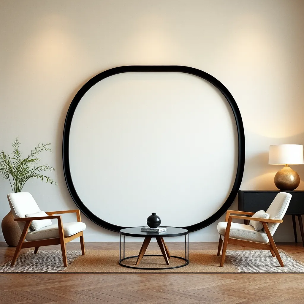 The Allure of Black Oval Frames: 5x7 Design Insights