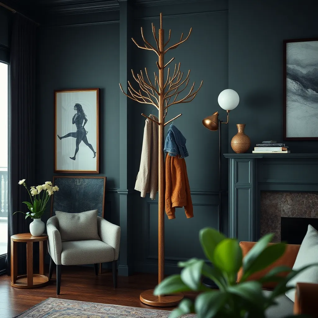 The Timeless Charm of Coat Rack Trees in Interiors