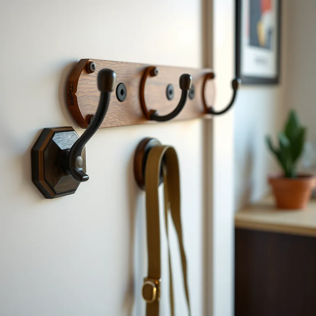 Innovative Behind Door Coat Hooks for Stylish Storage