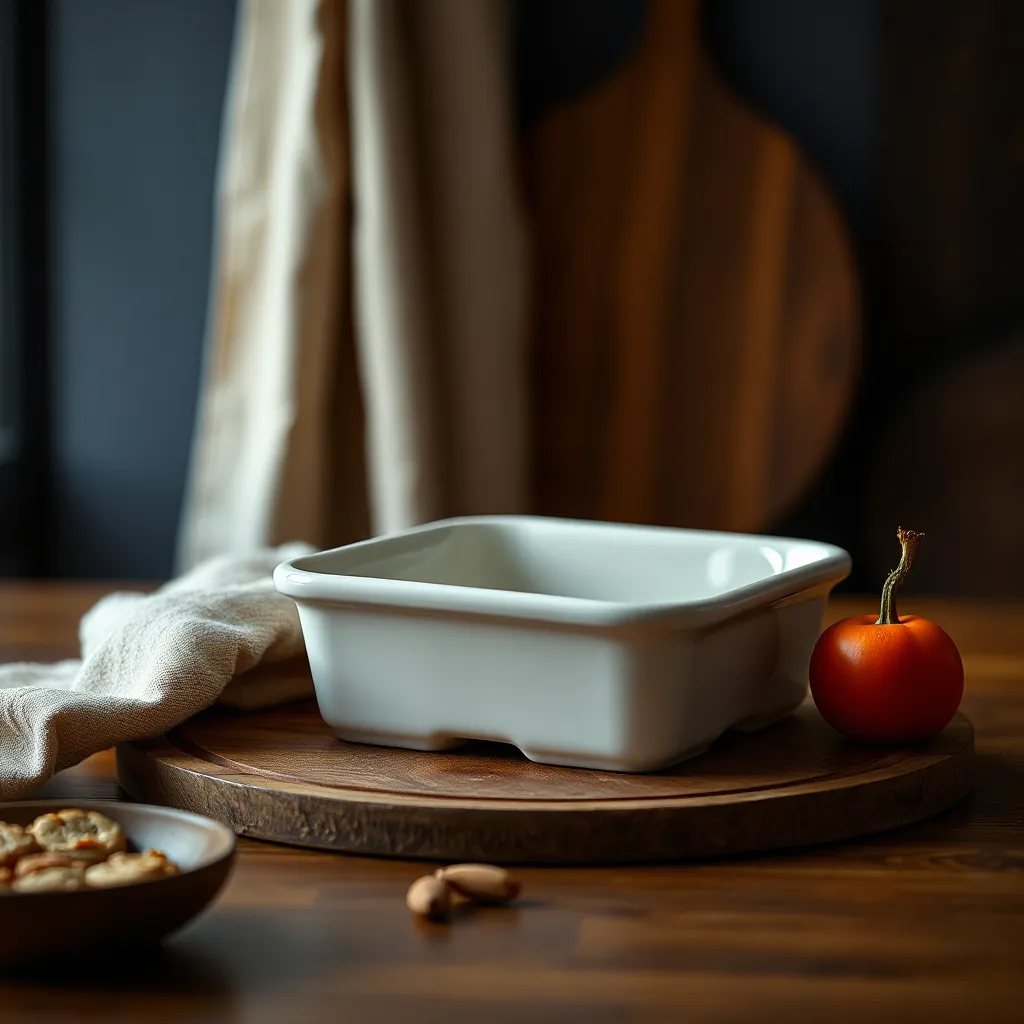 Discovering the Versatility of a 5 Inch Square Ceramic Dish