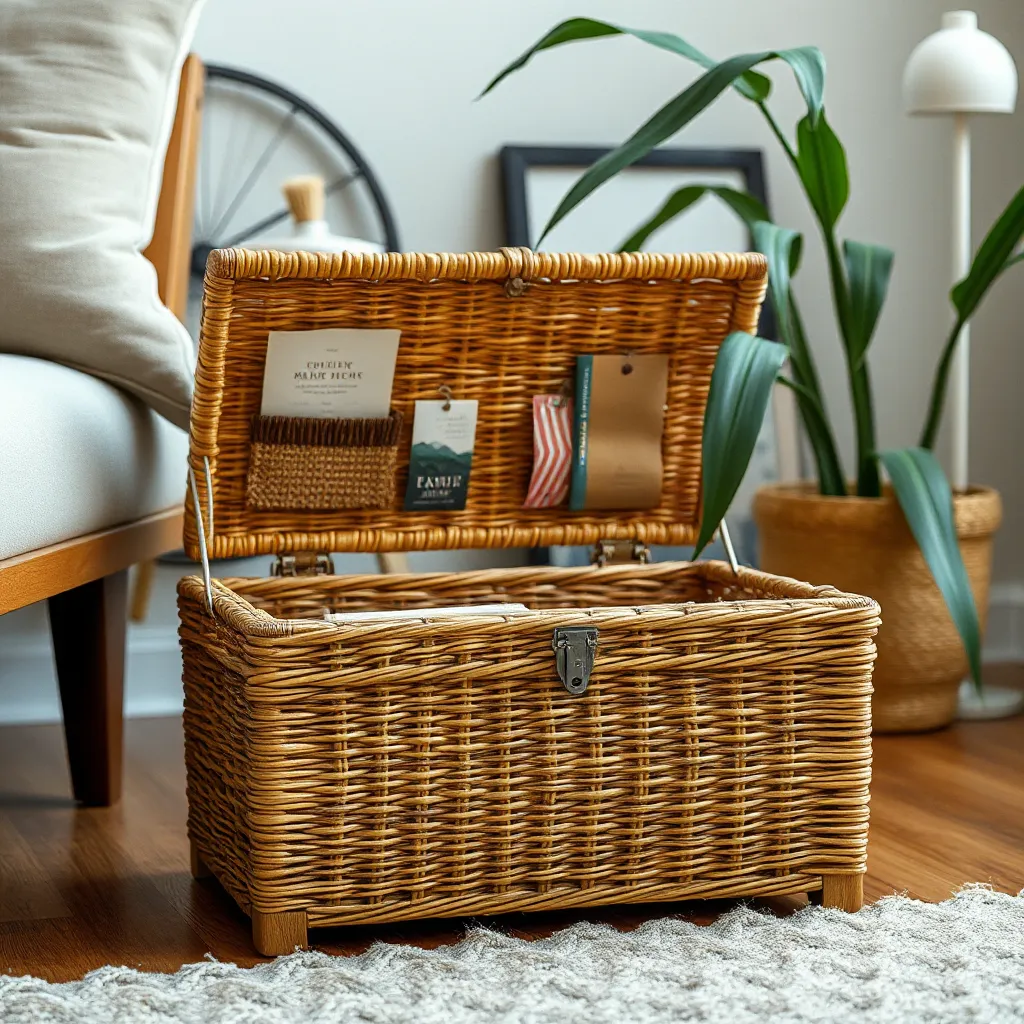 The Charm and Functionality of Small Rattan Boxes