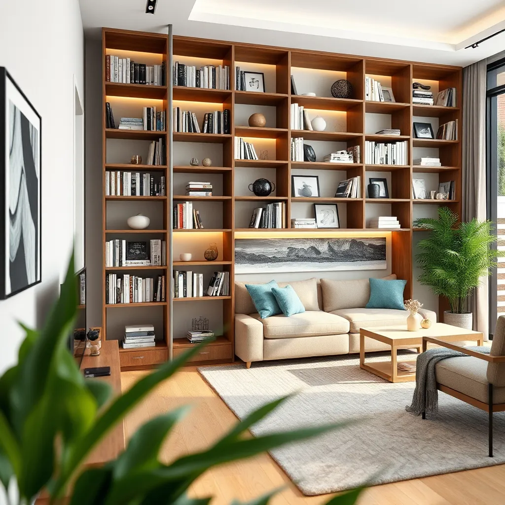 Maximize Space with Stylish Bookshelf Room Dividers