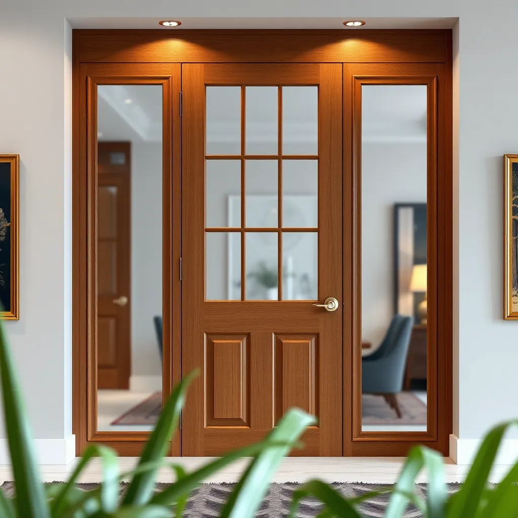 Versatile 30 x 80 Interior Doors with Glass Panels