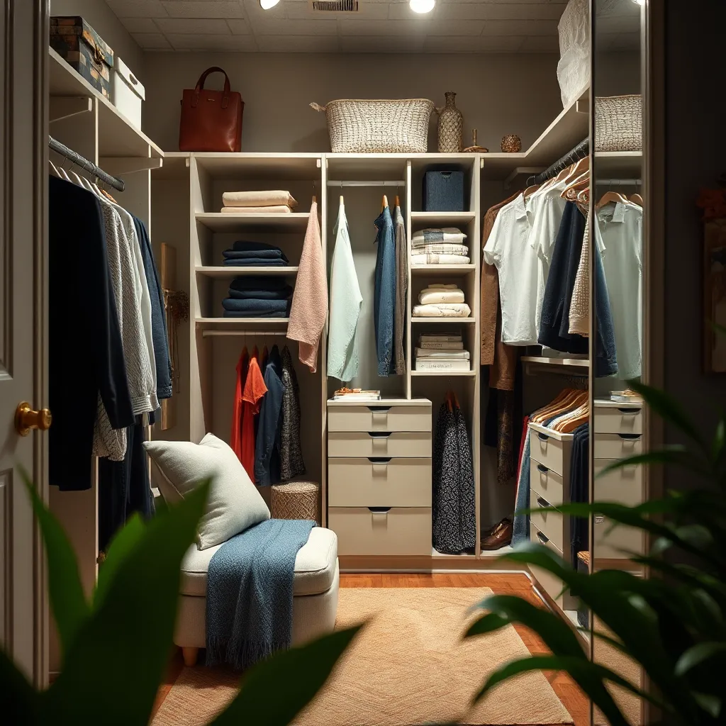 Efficient Strategies for Organizing a Reach-In Closet