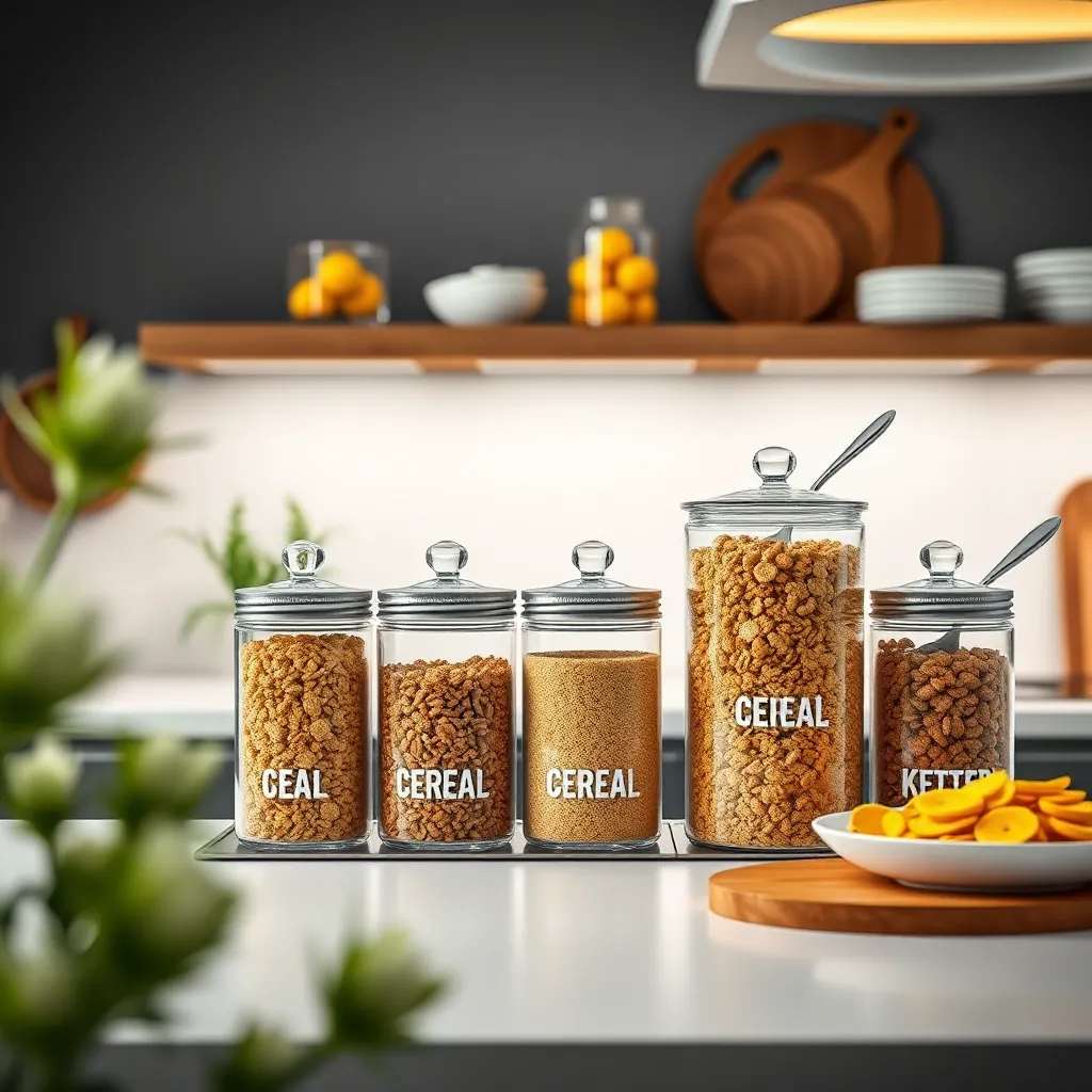 Maximizing Kitchen Space with Smart Cereal Storage